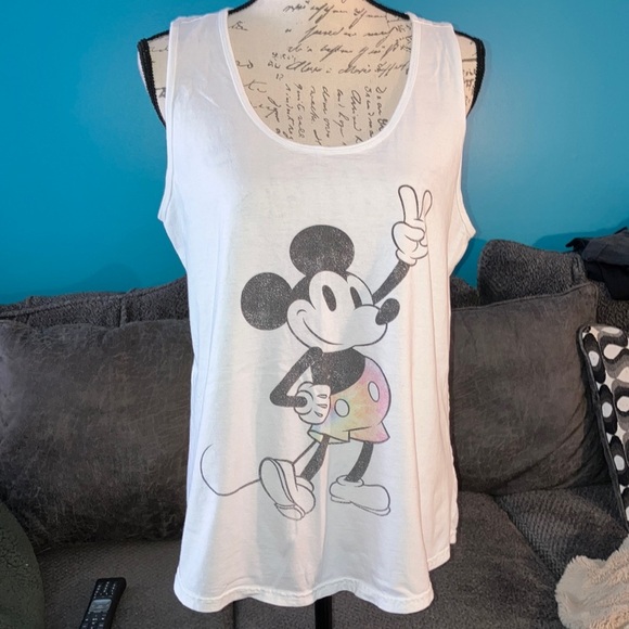 Disney | Tops | 4 For 2 Mickey Mouse Tank Large | Poshmark